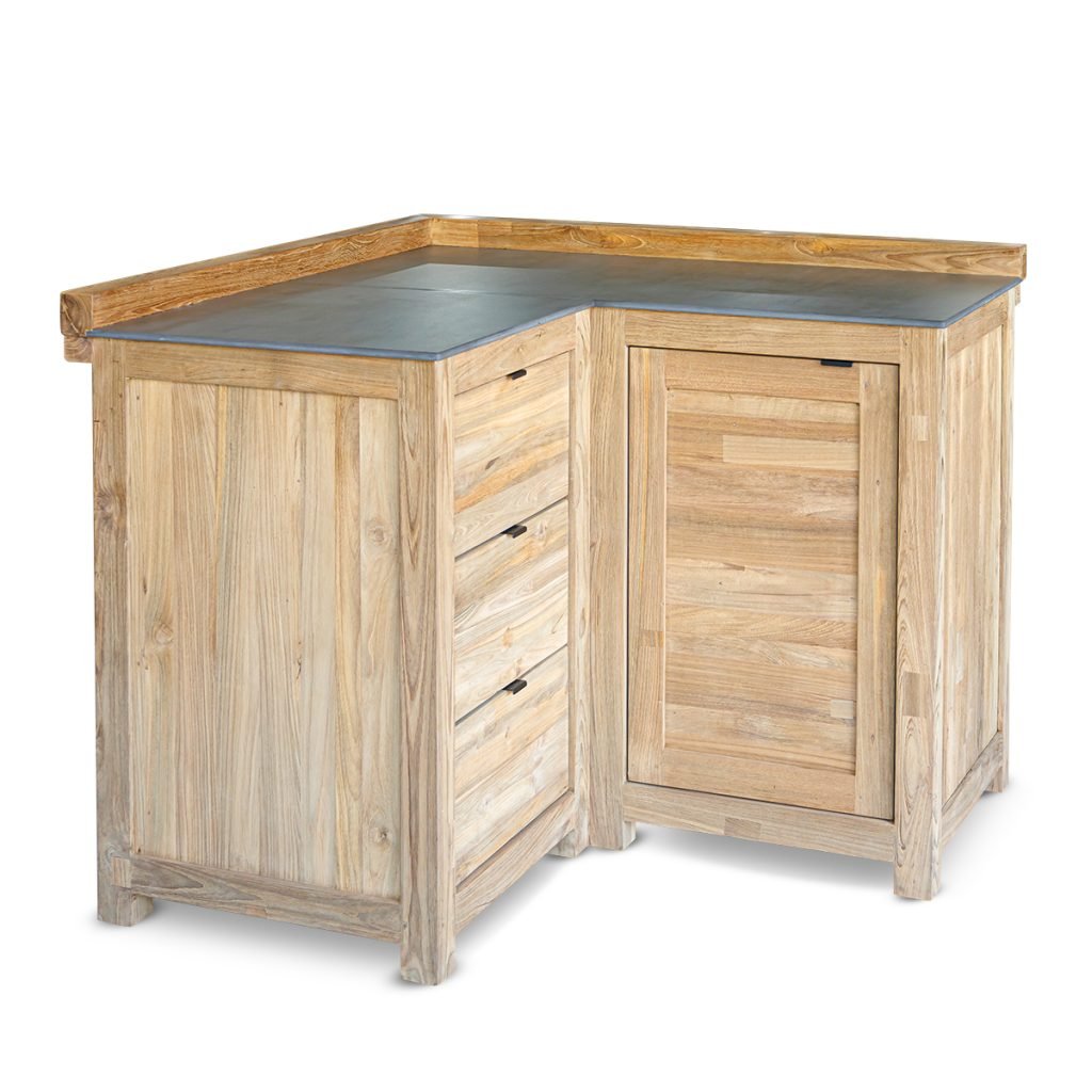 UNIQUE BBQ GRILL CORNER CABINET | Unique Outdoor Living