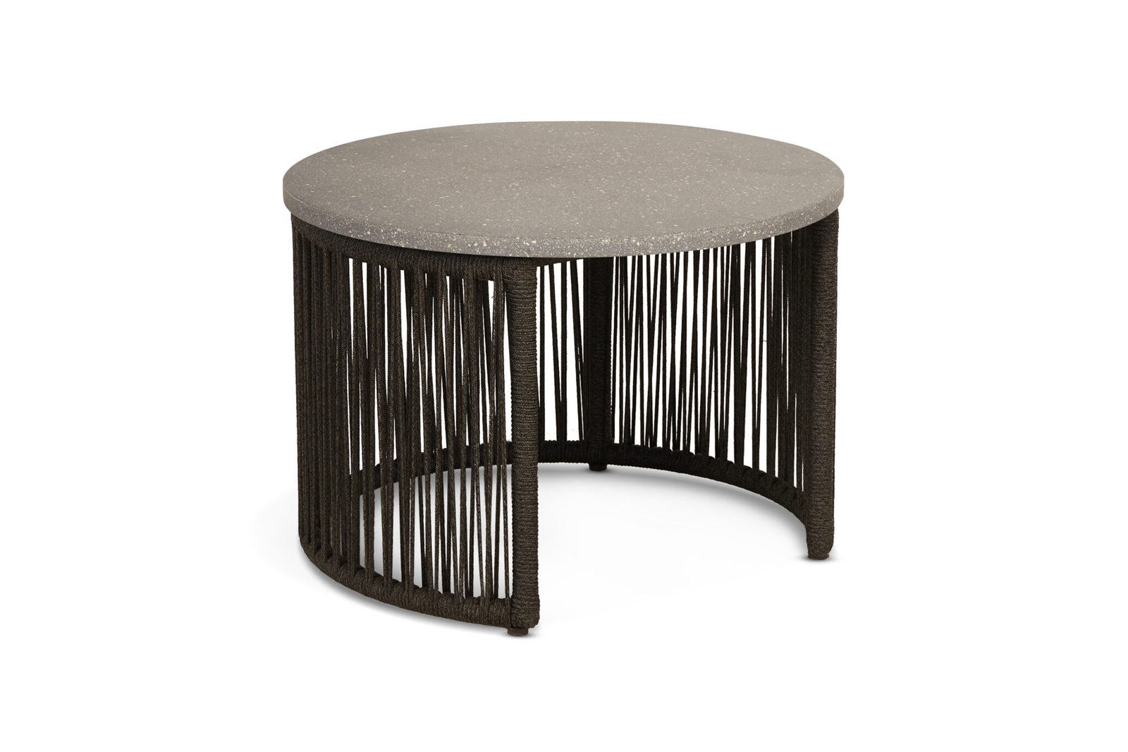 Cali Lounge Coffee Table Round Top GRC | Unique Outdoor Living