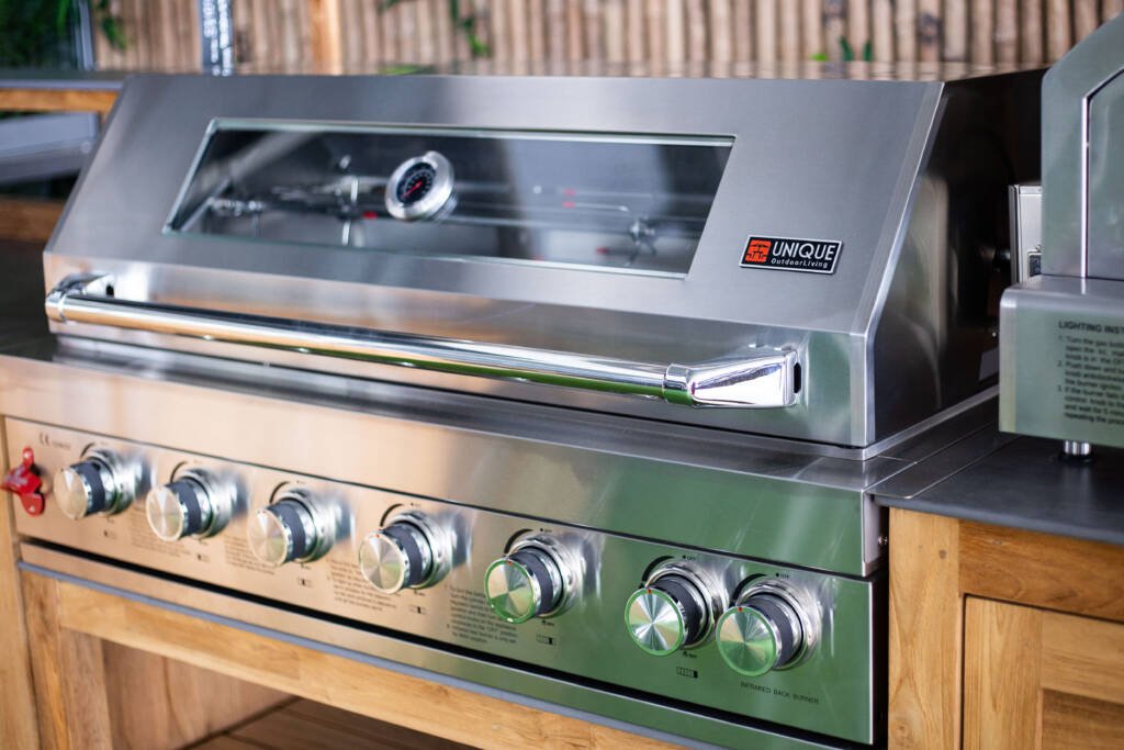 6 BURNER BUILT IN SILVER | Unique Outdoor Living